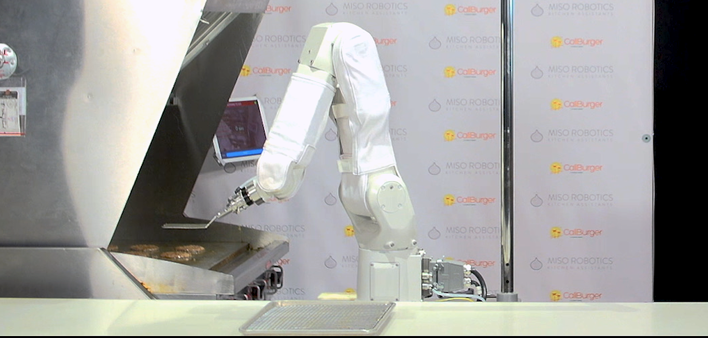 Flippy ROAR kitchen robot featuring advanced cooking capabilities ...