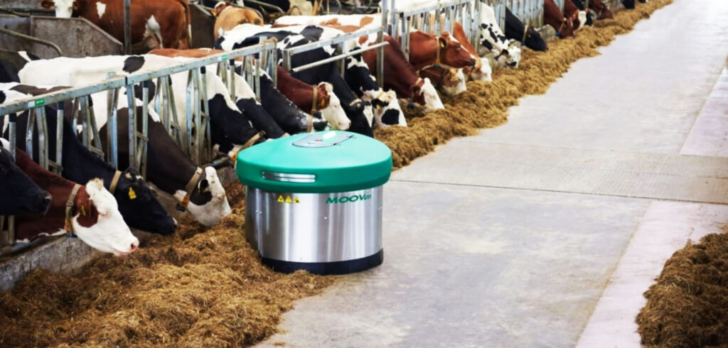 New autonomous feed-pushing robot launched in the Netherlands | Farm ...
